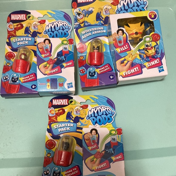 Marvel | Toys | Marvel Hero Podslot Of 3 Packages Starter Packs X 2 And ...